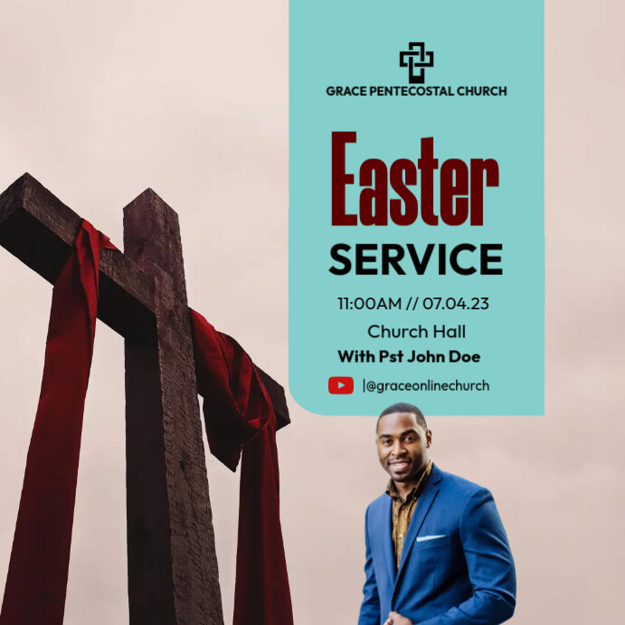 easter sunday Template | PosterMyWall