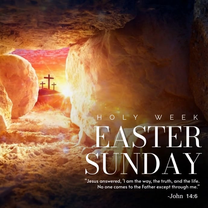 Copy of Easter Sunday | PosterMyWall