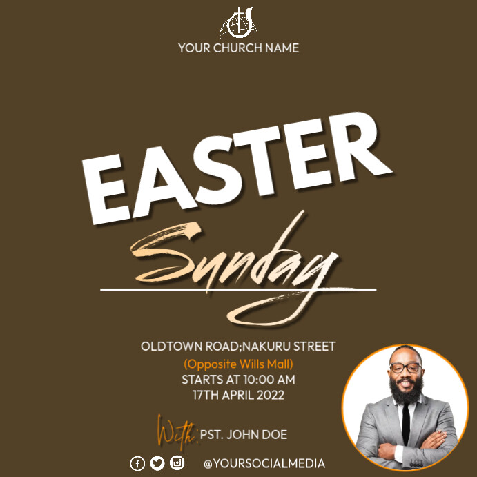 easter sunday Template | PosterMyWall