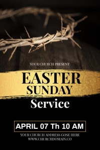 Easter Sunday Template | PosterMyWall