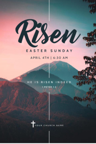 easter sunday flyer Template | PosterMyWall