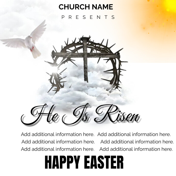 EASTER SUNDAY Template | PosterMyWall