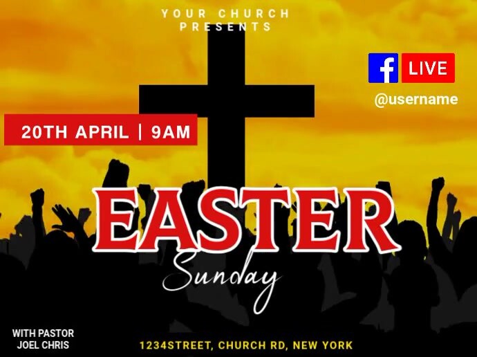easter sunday Template | PosterMyWall
