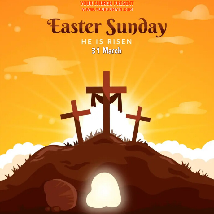 Easter Sunday Template | PosterMyWall