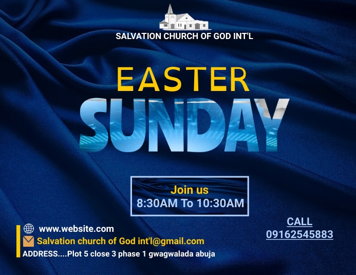 Easter Sunday Template | PosterMyWall