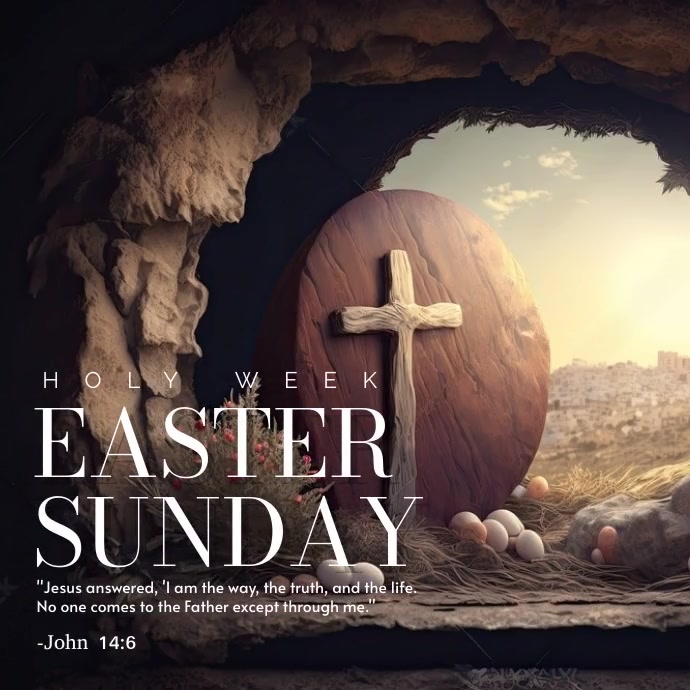 Easter Sunday Template | PosterMyWall