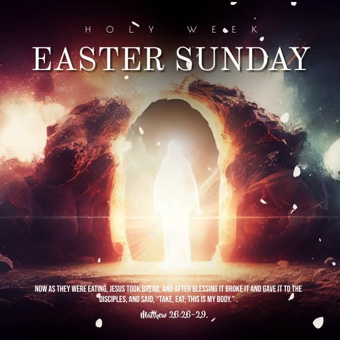 Easter Sunday Template | PosterMyWall