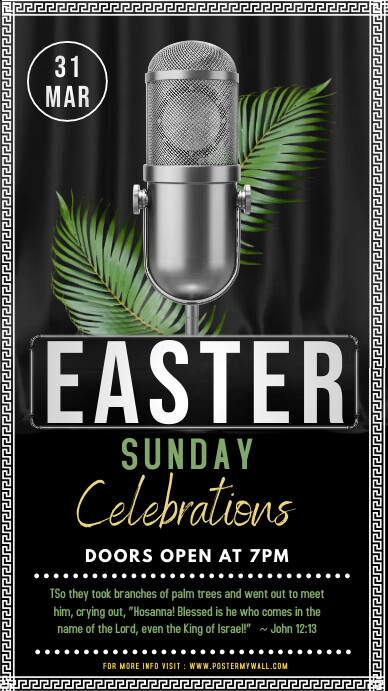 Easter Sunday Template | PosterMyWall