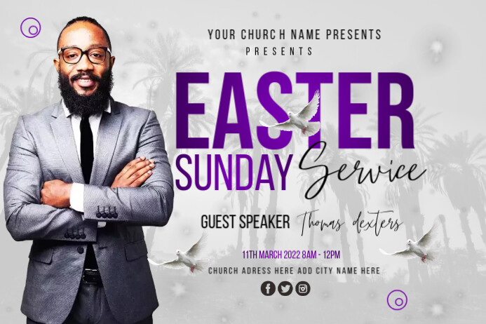 easter sunday Template | PosterMyWall
