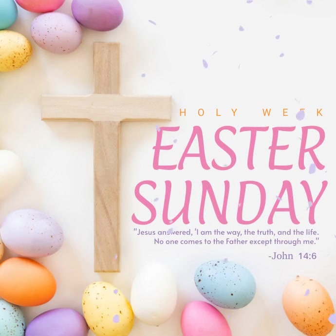 Easter Sunday Template | PosterMyWall
