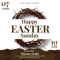 Easter service Template | PosterMyWall
