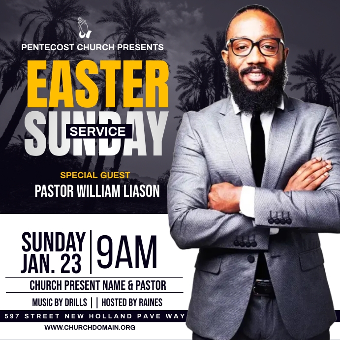 easter sunday Template | PosterMyWall