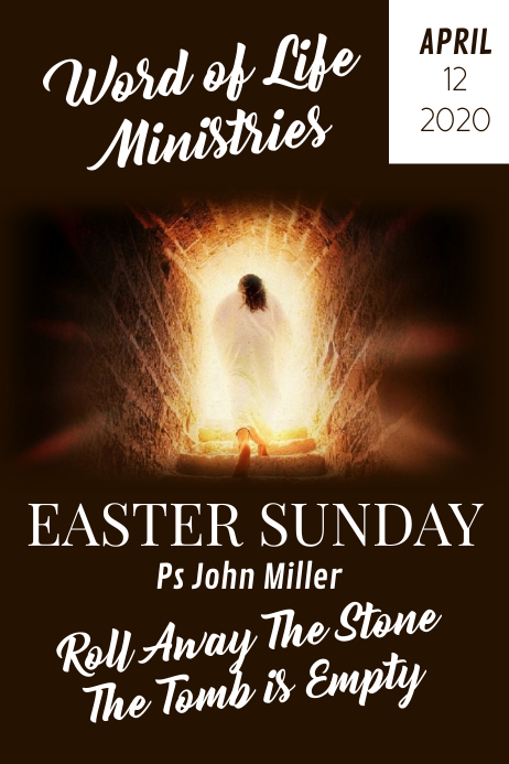Easter Sunday Template | PosterMyWall