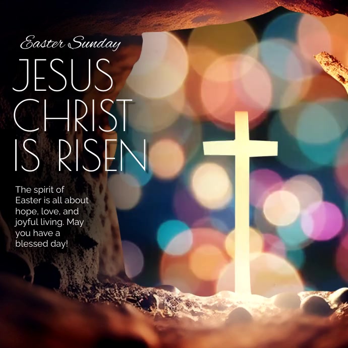 Easter Sunday Template | PosterMyWall
