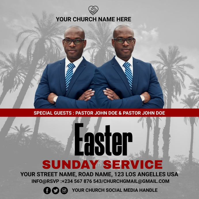 Minggu Paskah Templat | PosterMyWall