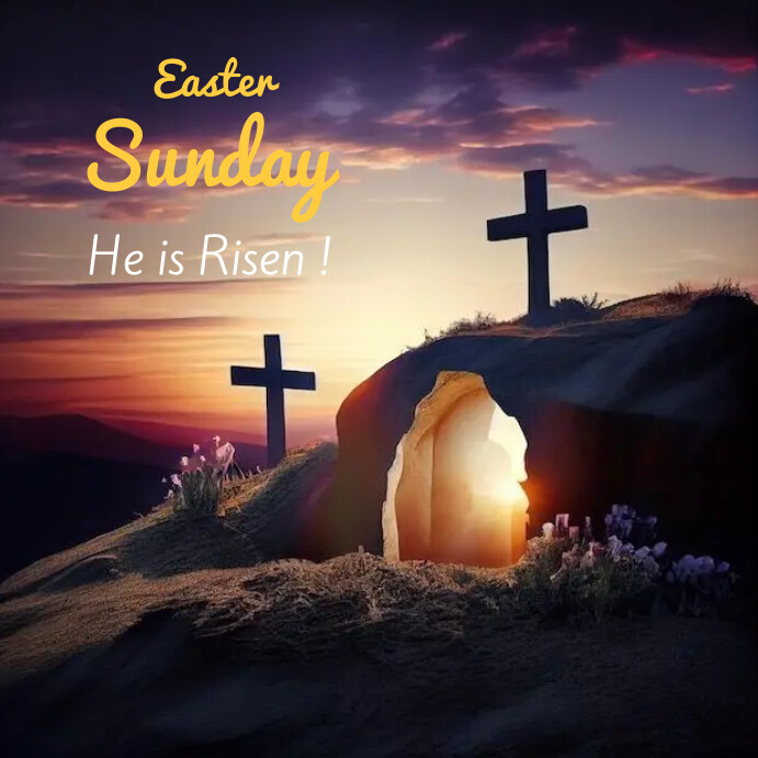 Easter Sunday Template | PosterMyWall