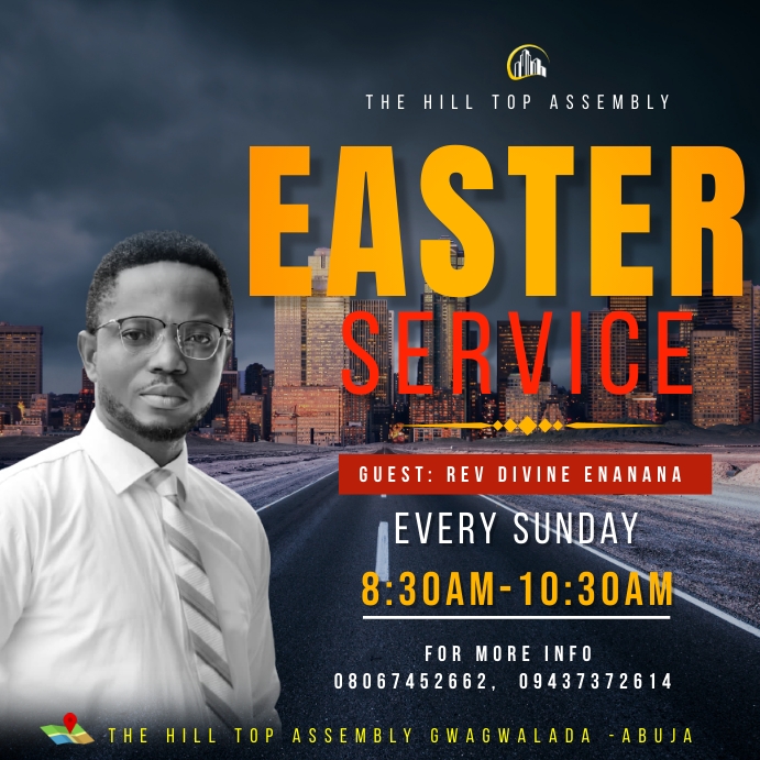 Easter Sunday Template | PosterMyWall