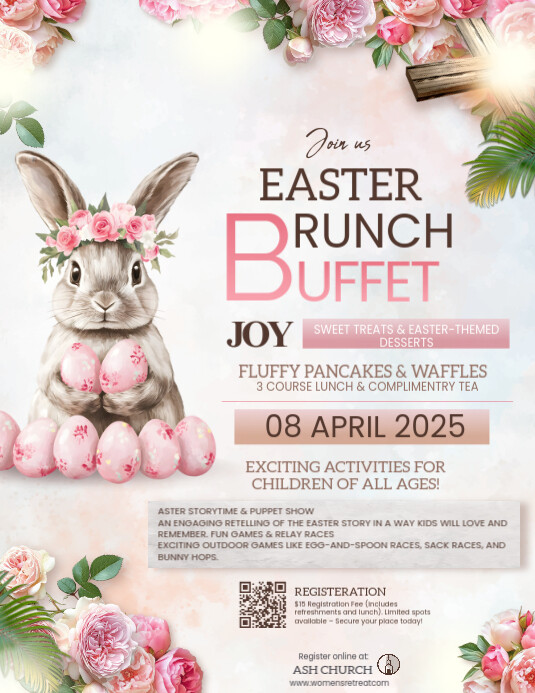 Easter Sunday Flyer (us Letter) Template | PosterMyWall