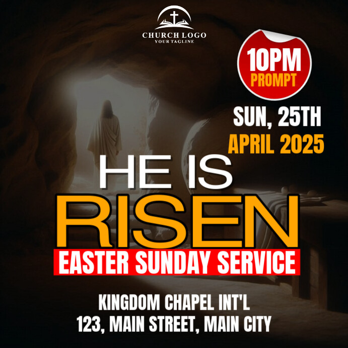 easter sunday flyer Template | PosterMyWall