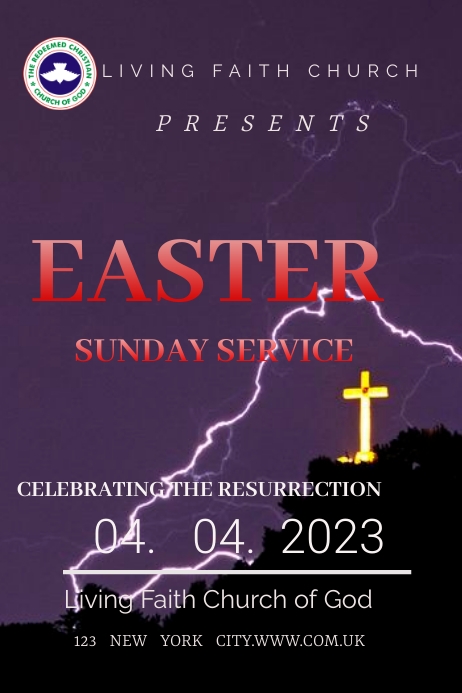 EASTER SUNDAY FLYER Template | PosterMyWall
