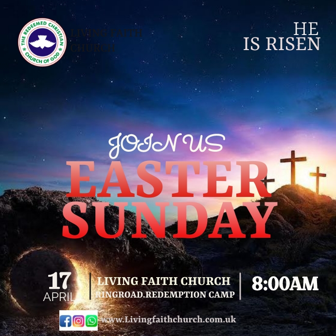 EASTER SUNDAY FLYER Template | PosterMyWall