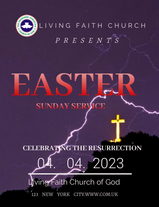 Copy of EASTER SUNDAY FLYER | PosterMyWall