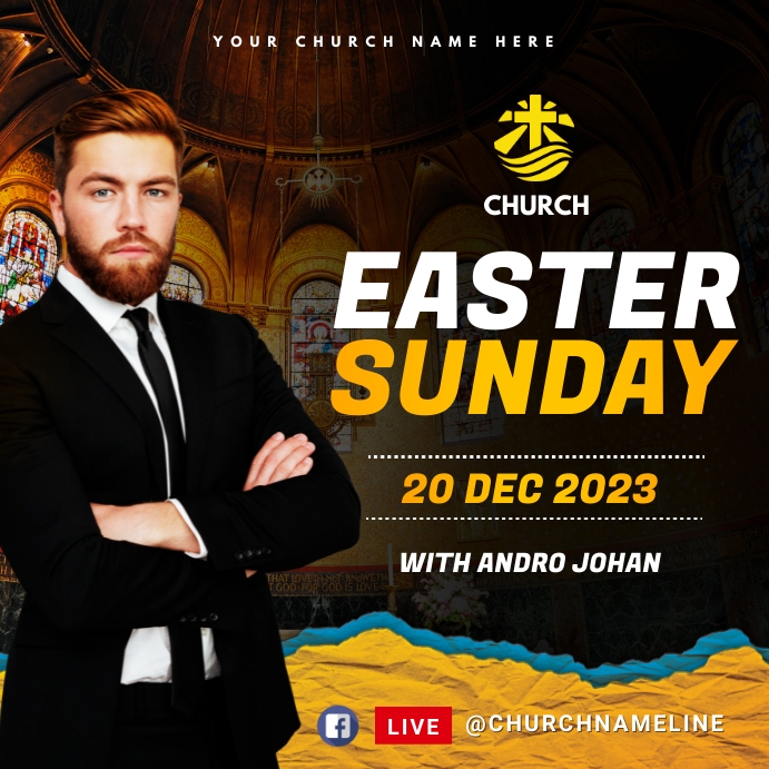 Copy of Easter Sunday Flyer | PosterMyWall