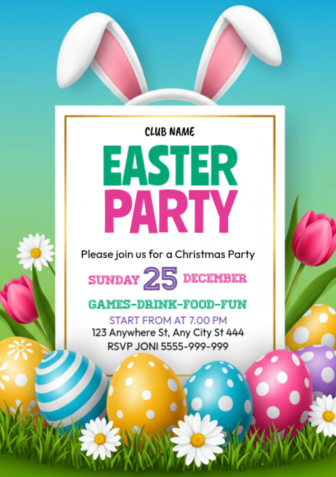 Easter Sunday Flyer Template | PosterMyWall