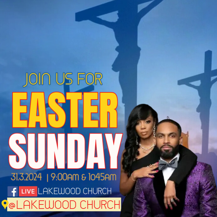 EASTER SUNDAY FLYER Design Template | PosterMyWall