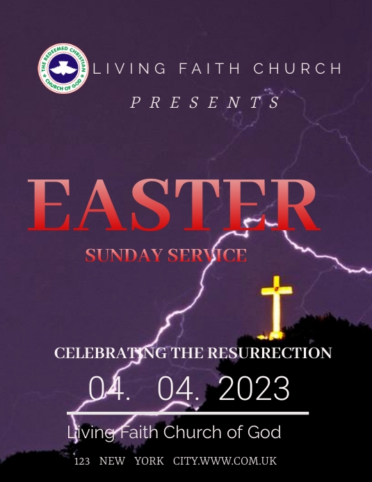 Copy of EASTER SUNDAY FLYER | PosterMyWall