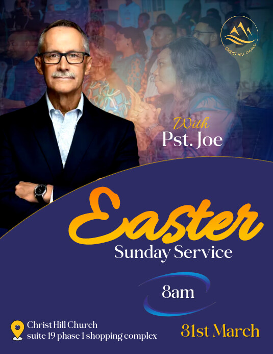 Easter Sunday Flyers Templat | PosterMyWall