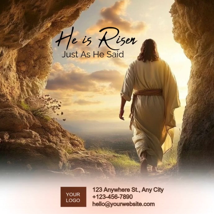 Easter Sunday free editable template reel.. | PosterMyWall