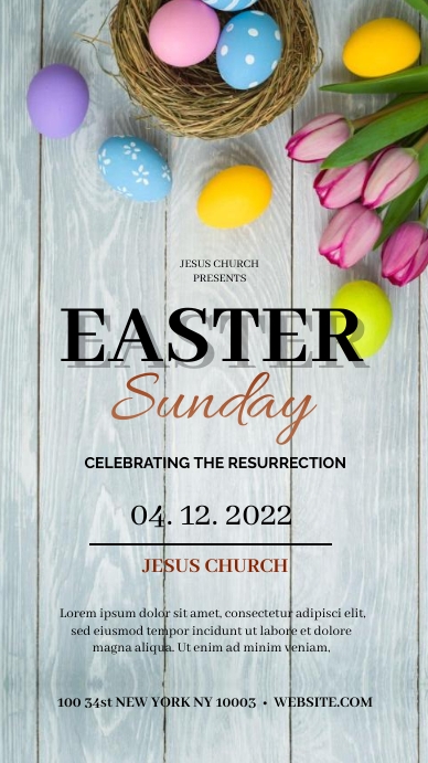 EASTER SUNDAY INSTA TEMPLATE | PosterMyWall