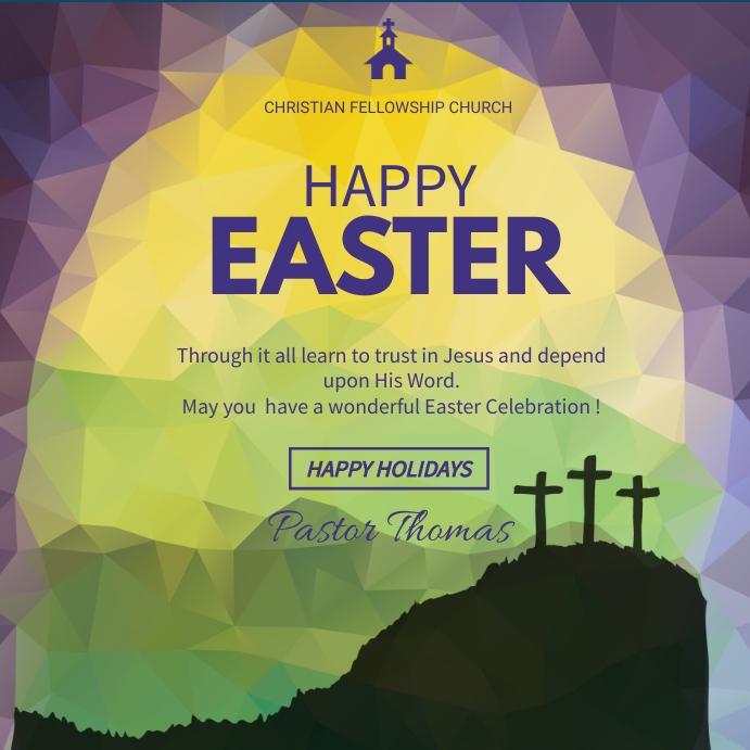 EASTER SUNDAY INSTA TEMPLATE.R | PosterMyWall