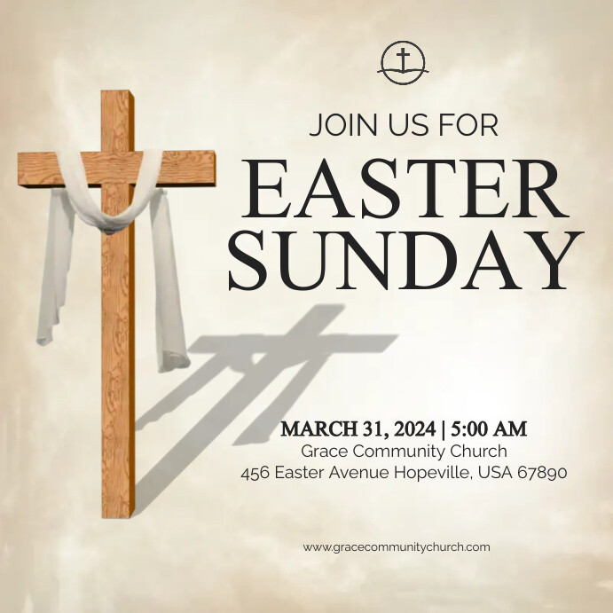 Copy of Easter Sunday Instagram Post | PosterMyWall