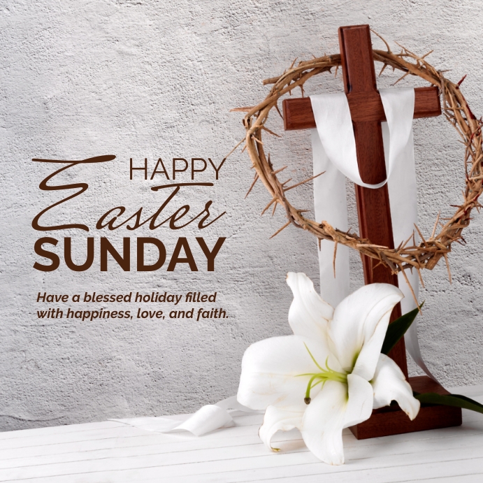 Easter Sunday Instagram Post Template | PosterMyWall