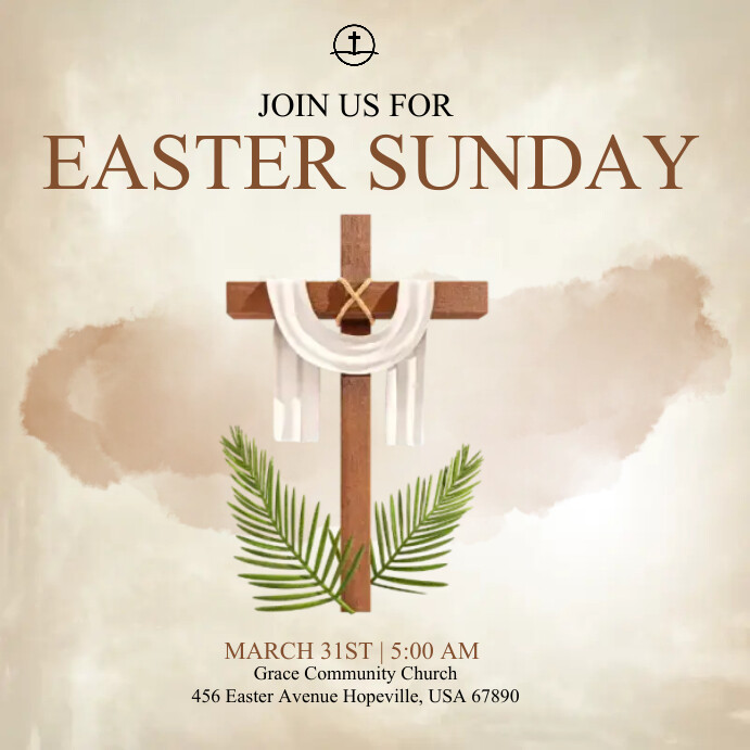 Easter Sunday Instagram Post Template | PosterMyWall