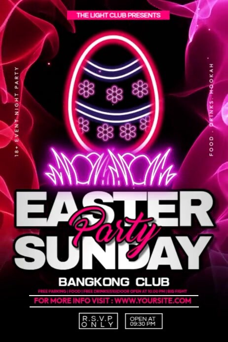 Easter Sunday Party Template | PosterMyWall