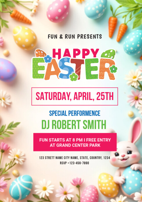 Copy of Easter Sunday Party Flyer | PosterMyWall