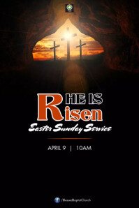 Easter Sunday template | PosterMyWall