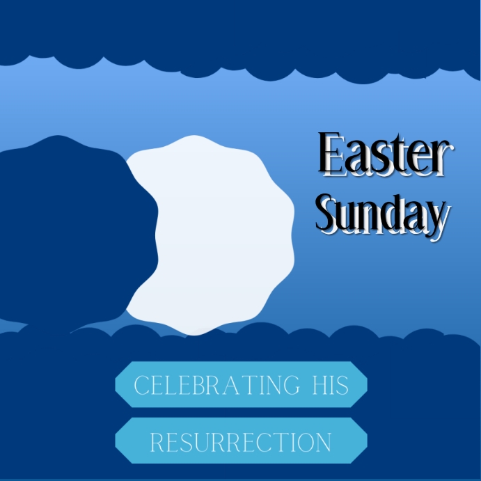 Easter Sunday Poster Template | PosterMyWall