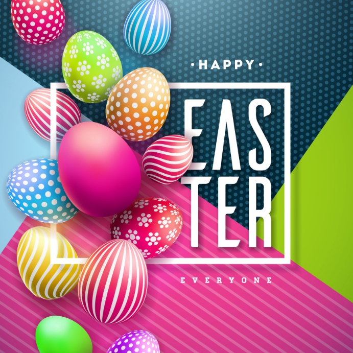 Easter Sunday poster design template | PosterMyWall
