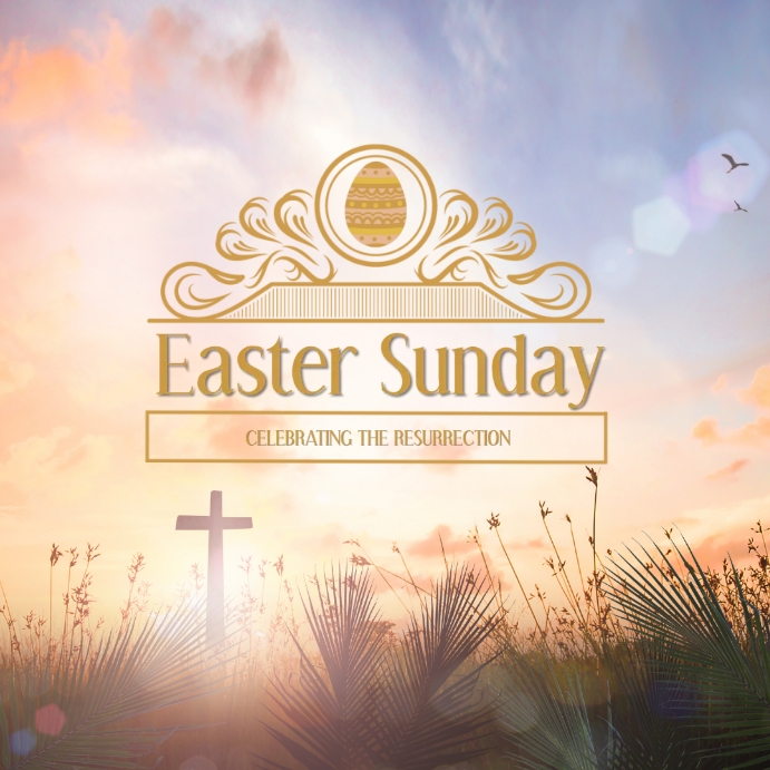 Modèle Easter Sunday Poster | PosterMyWall