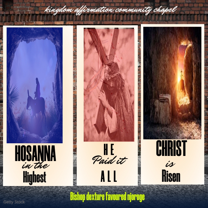 Template Brosur Poster Minggu Paskah | PosterMyWall