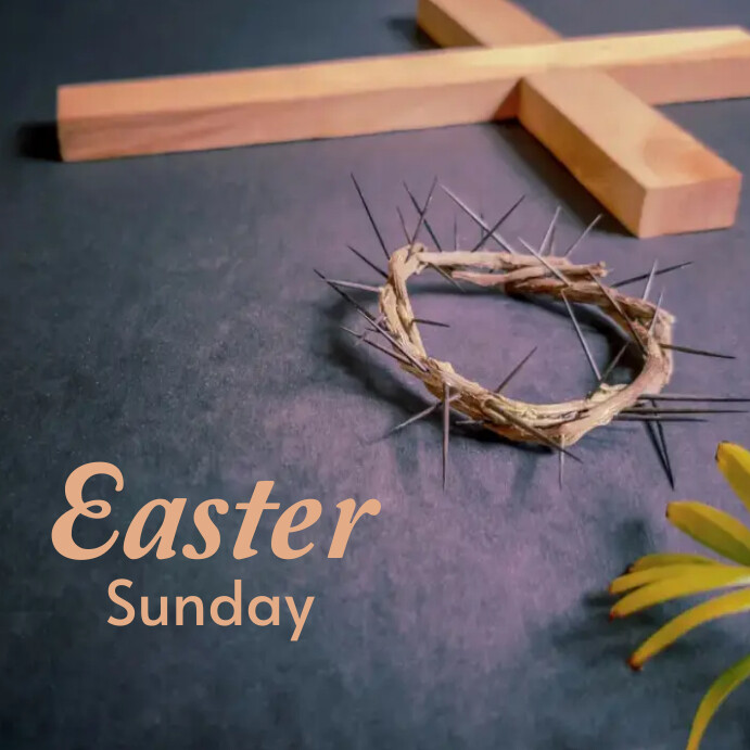 Easter Sunday Poster Template | PosterMyWall