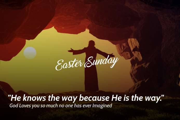 Copy of Easter Sunday Poster Template | PosterMyWall
