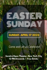 EASTER SUNDAY POSTER TEMPLATE | PosterMyWall