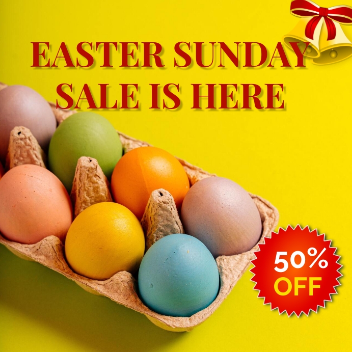 Copy of Easter sunday sale | PosterMyWall