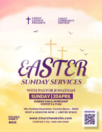 Easter Service Template | PosterMyWall