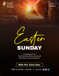 easter sunday Template | PosterMyWall